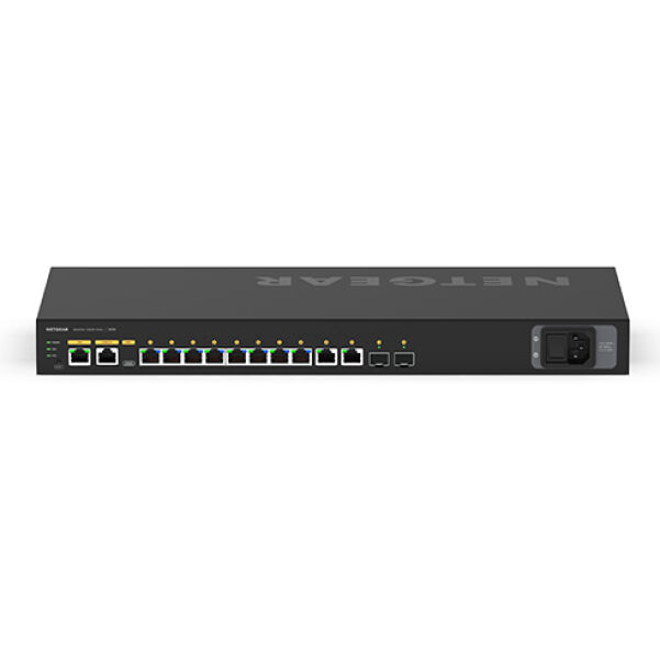 NETGEAR M4250 12-Port AV Line PoE+ Switch 125W 2x1G 2xSFP Managed ...