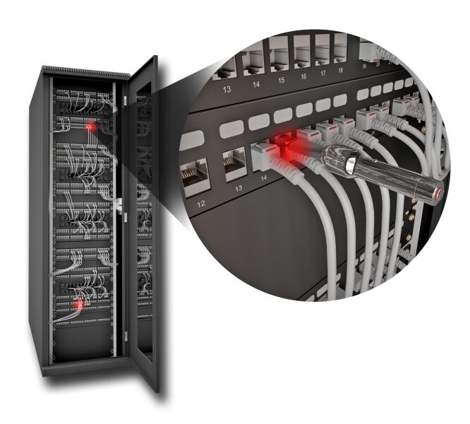 RJ45 Patch Cord Cat&6A S&FTP FRNC VC LED red 0&5m - Achat/Vente MDC ...